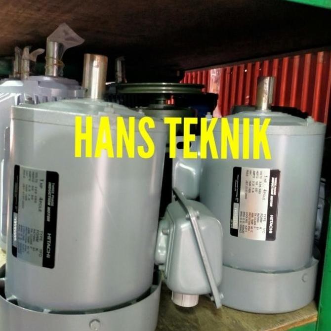 Jual Dinamo Hitachi 1 Hp 3 Phase Electro Motor Tfo 1 Pk 4 Pole Original ...