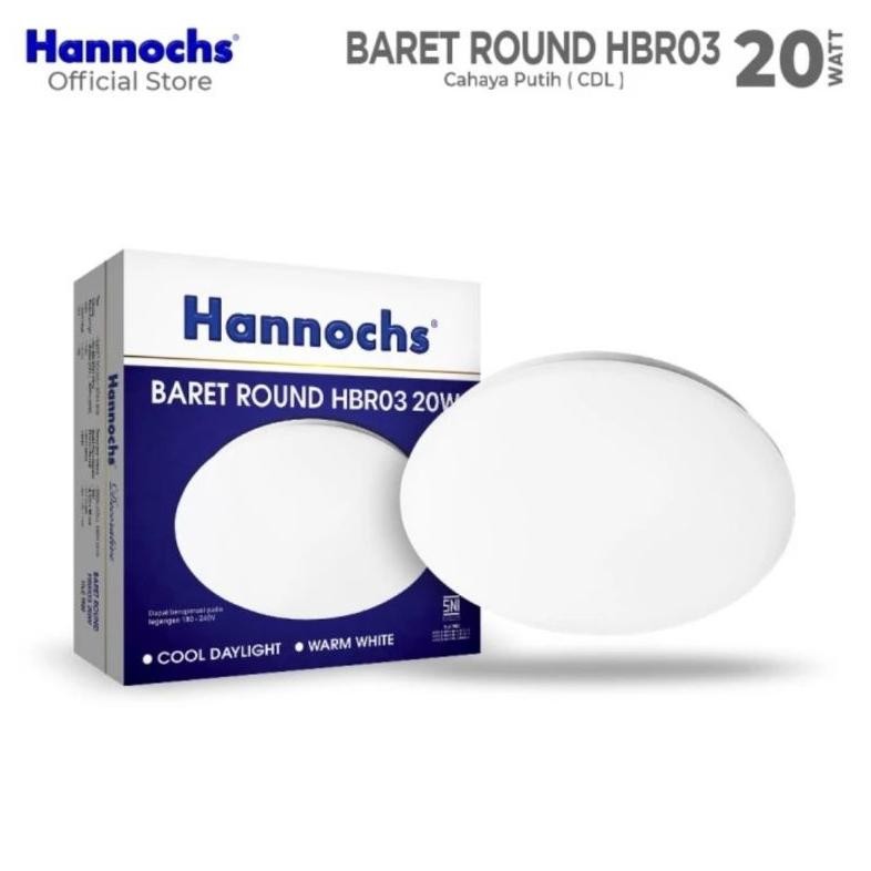 Jual Hannochs Lampu Downlight LED Baret Round HBR03 20 Watt Cahaya ...
