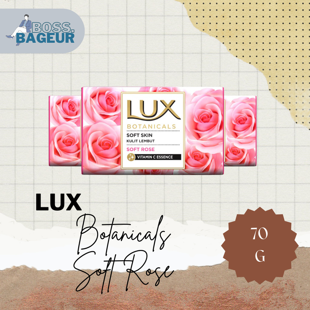 Jual Lux Bar Botanicals Soft Rose 70 Gram | Shopee Indonesia