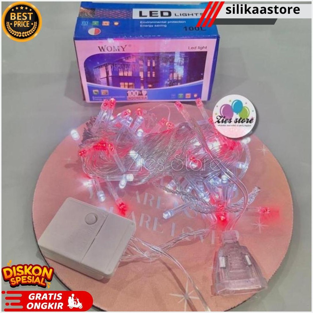 Jual Lampu Tumblr Led Merah Putih / Lampu Hias Hut Ri Led 10 M Terlaris ...