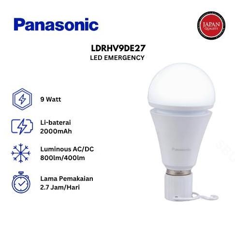 Jual Lampu Darurat Led Emergency Light Panasonic Ldrhv9De27 | Shopee ...