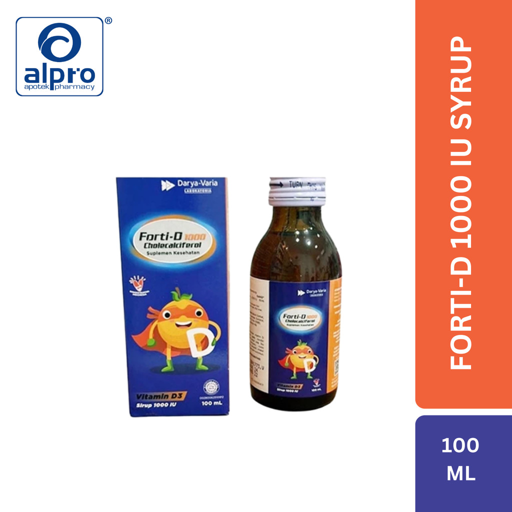 Jual Forti-D 1000 Iu Syrup 100 Ml | Shopee Indonesia