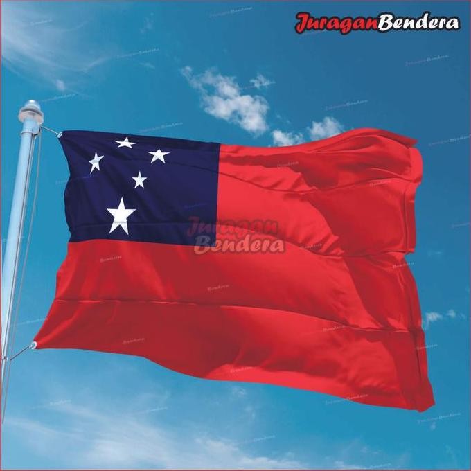 Jual Silahkan Order] Bendera Negara Samoa | Samoan Flag | Shopee Indonesia