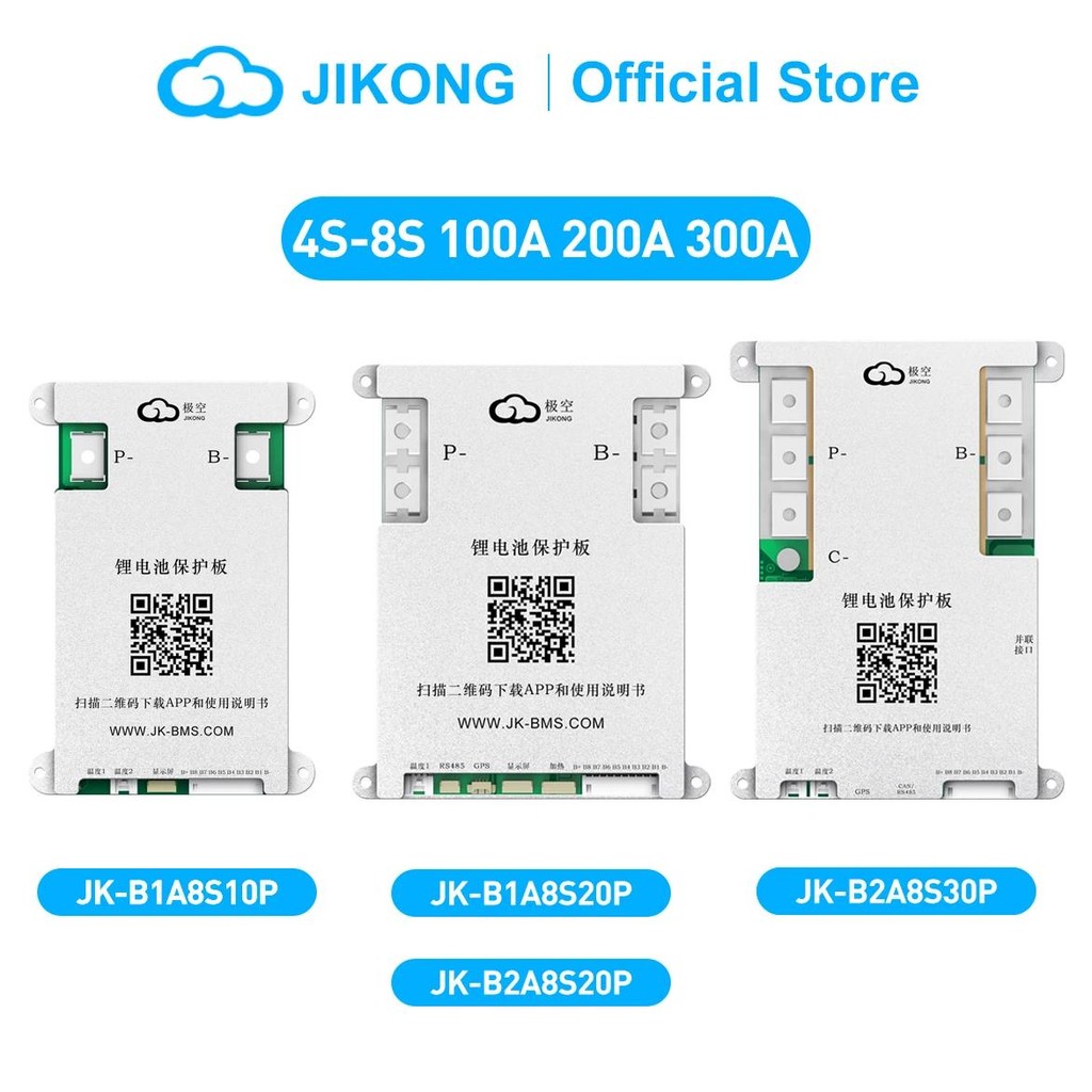 Jual Jikong Jkbms 4S 5S 6S 7S 8S 17S 20S 24S 12V 24V 48V Active Bms 40A 60A 100A 200A 300A ...