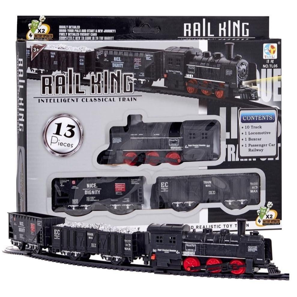 Jual Dg 78 Mainan Kereta Api Rail King Train Set Rail King 13 Pcs