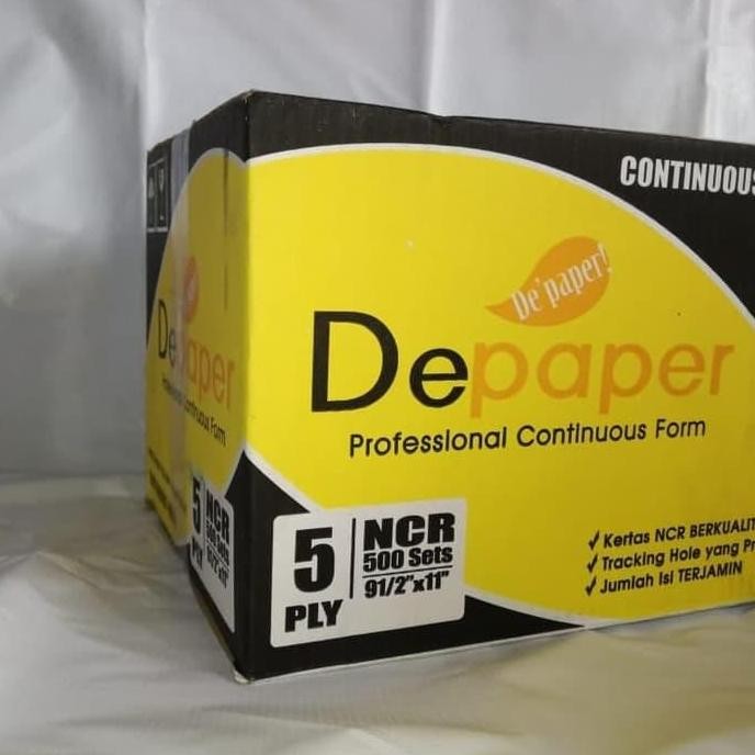 Jual Continuous Form De Paper 5 Ply Full (Warna) | Shopee Indonesia