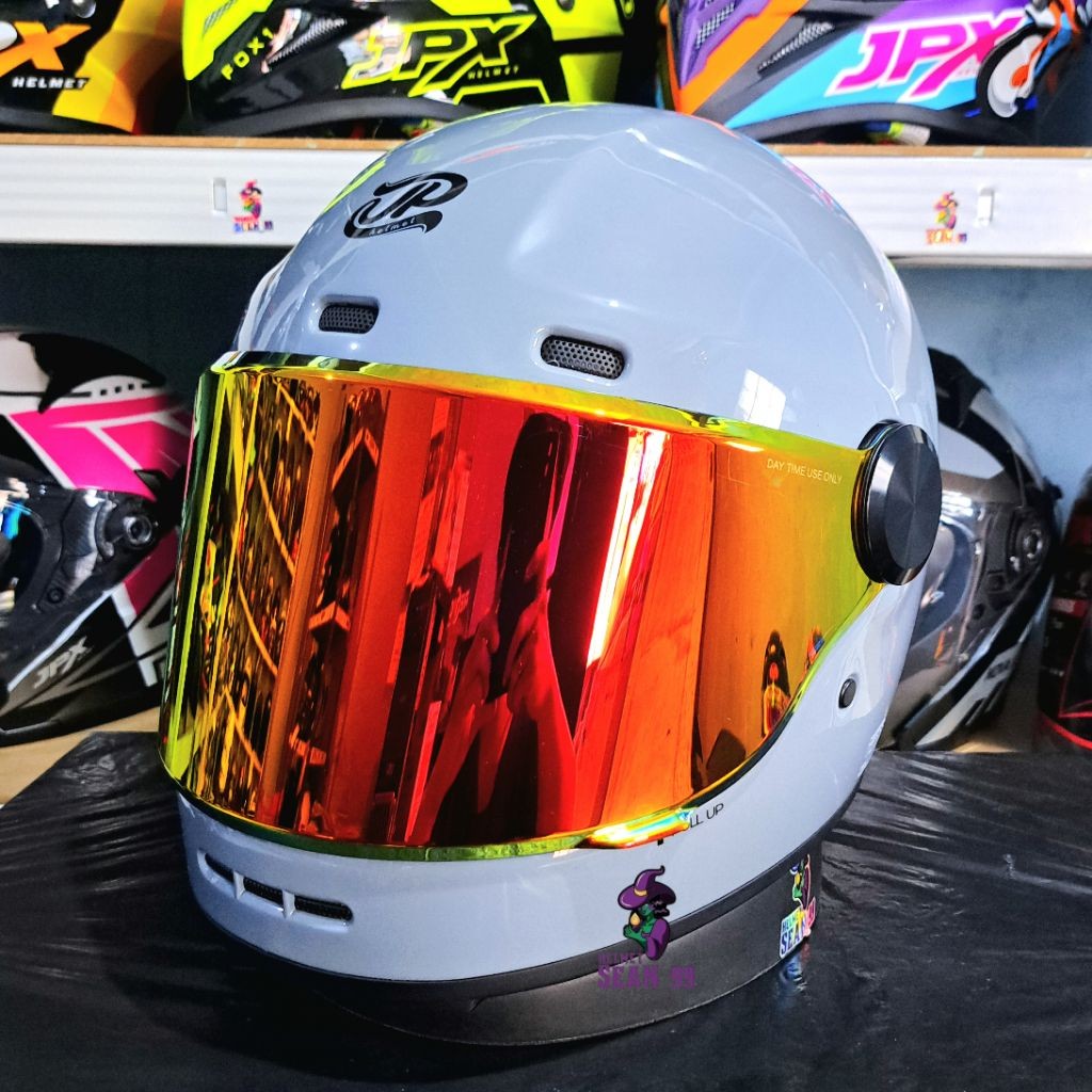 Jual HELM JPX JP ROKR SOLID DIM GREY FULL FACE ORIGINAL SNI DOT ...