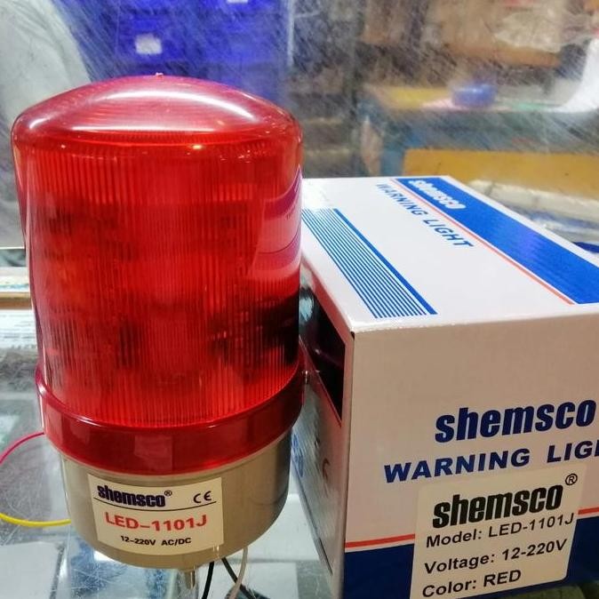 Jual Lampu warning light Rotary LED Shemco 1101J Flicker Buzzer ...