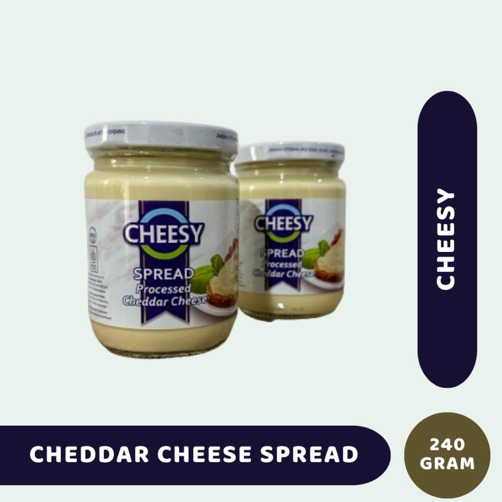 Jual Cheesy Cheddar Cheese Spread 240 gr | Selai Keju Olesan Roti HALAL ...