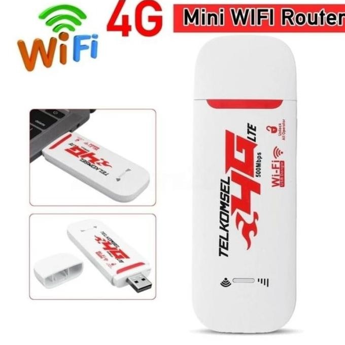 Jual Modem Usb + Wifi Dongle 4G 500Mbps (Bisa Colok Ke Powerbank ...