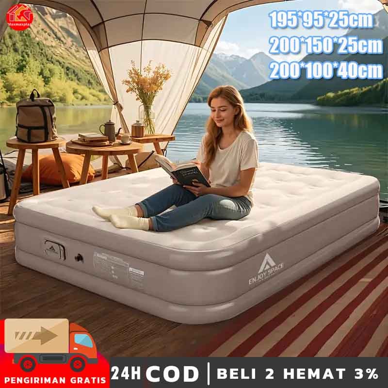 Jual 【200*100*40cm】kasur angin pompa otomatis outdoor Kasur pompa lipat ...