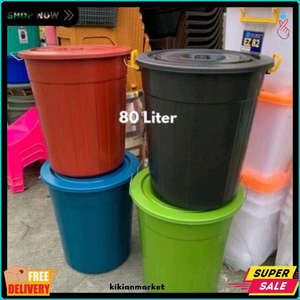 Jual Discount Ember Air Jumbo + Tutup 80 Liter/Tempat Air Jumbo/Ember ...