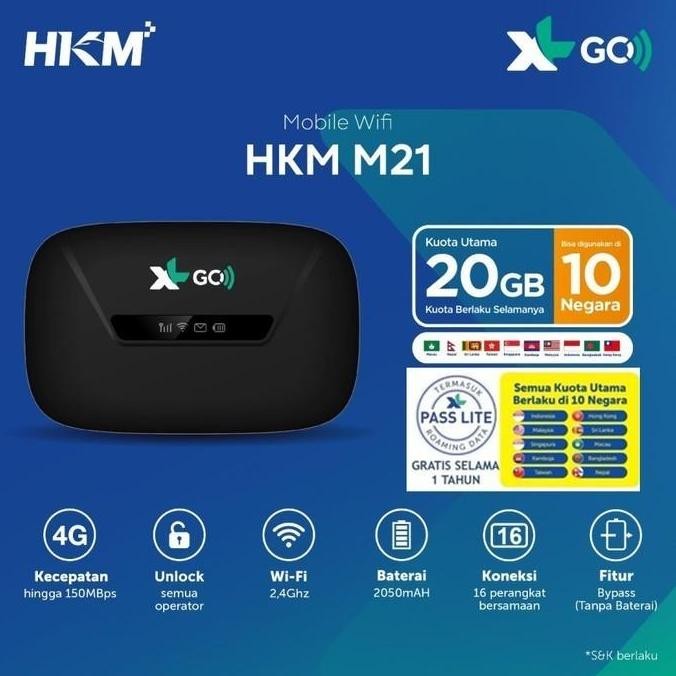 Jual HARGA DISC - Mifi XL GO Modem Wifi 4G All Operator Free Perdana XL ...