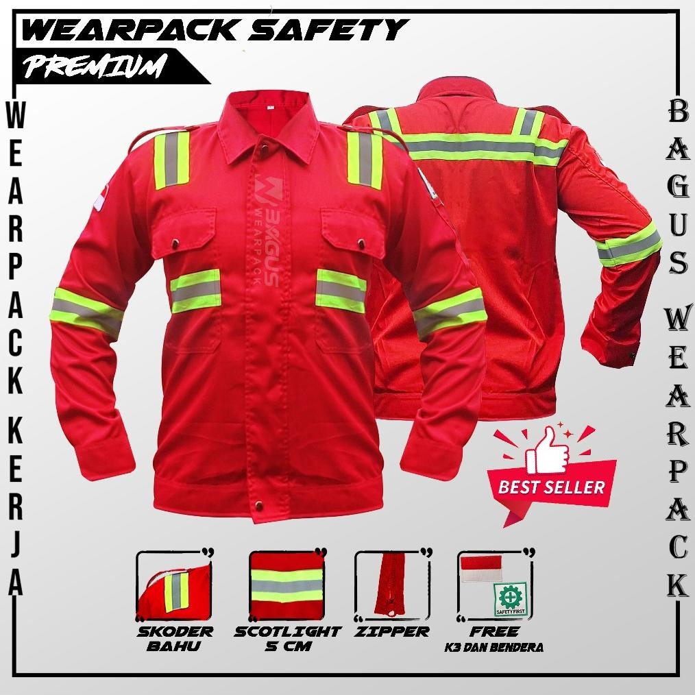 Jual Ready!! BAJU PROYEK KEREN / BAJU TAMBANG / WEARPACK SAFETY / BAJU ...