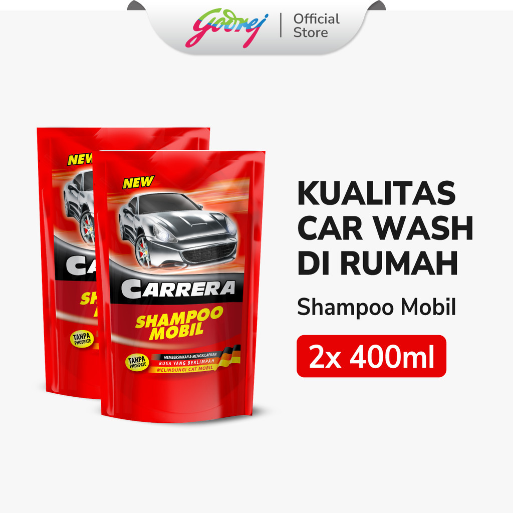 Jual Carrera Shampoo Mobil 400 Ml x2 | Shopee Indonesia