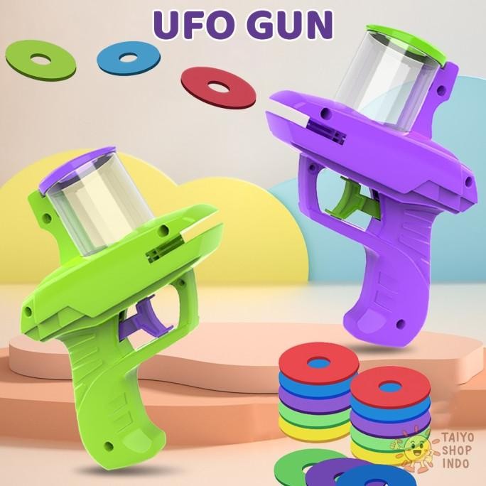Jual Toko allifi TAIYO Mainan Anak UFO Gun Shot EVA Foam Piring Terbang ...