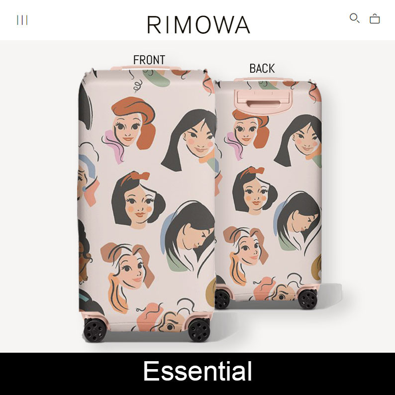 Jual Disney Princess 003 Luggage Cover RIMOWA Essential / Sarung Koper ...