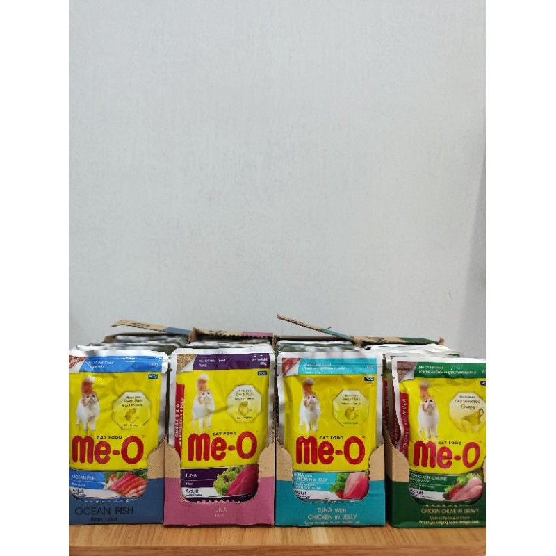 Jual meo wet food pouch 80gram | Shopee Indonesia