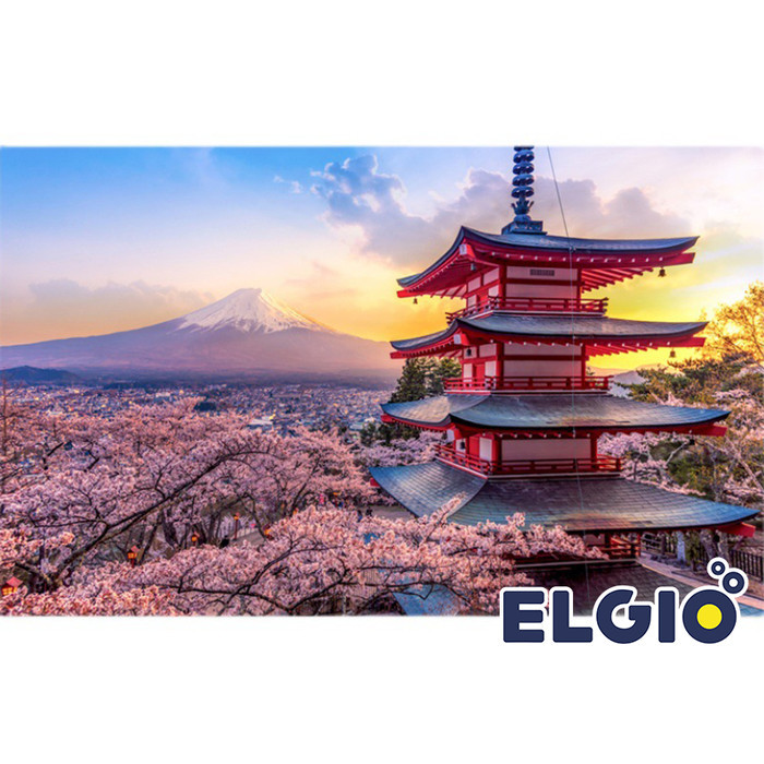 Jual Jun - Puzzle 1000 Pcs Pemandangan Gunung Fuji Mount Fuji | Shopee ...