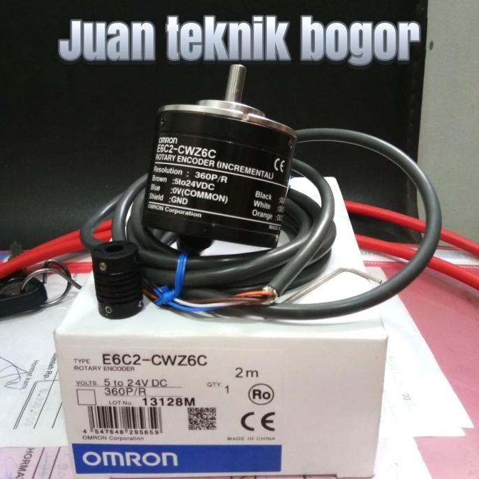 Jual E6C2-CWZ6C 360 P/R ROTARY ENCODER OMRON e6c2 | Shopee Indonesia