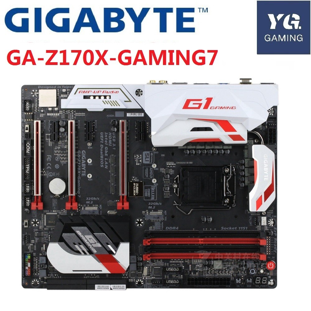Jual Gigabyte GA-Z170X-GAMING 7 DDR4 LGA 1151 64G USB3.0 USB3.1 HDMI Z170X-GAMING 5 Desktop ...