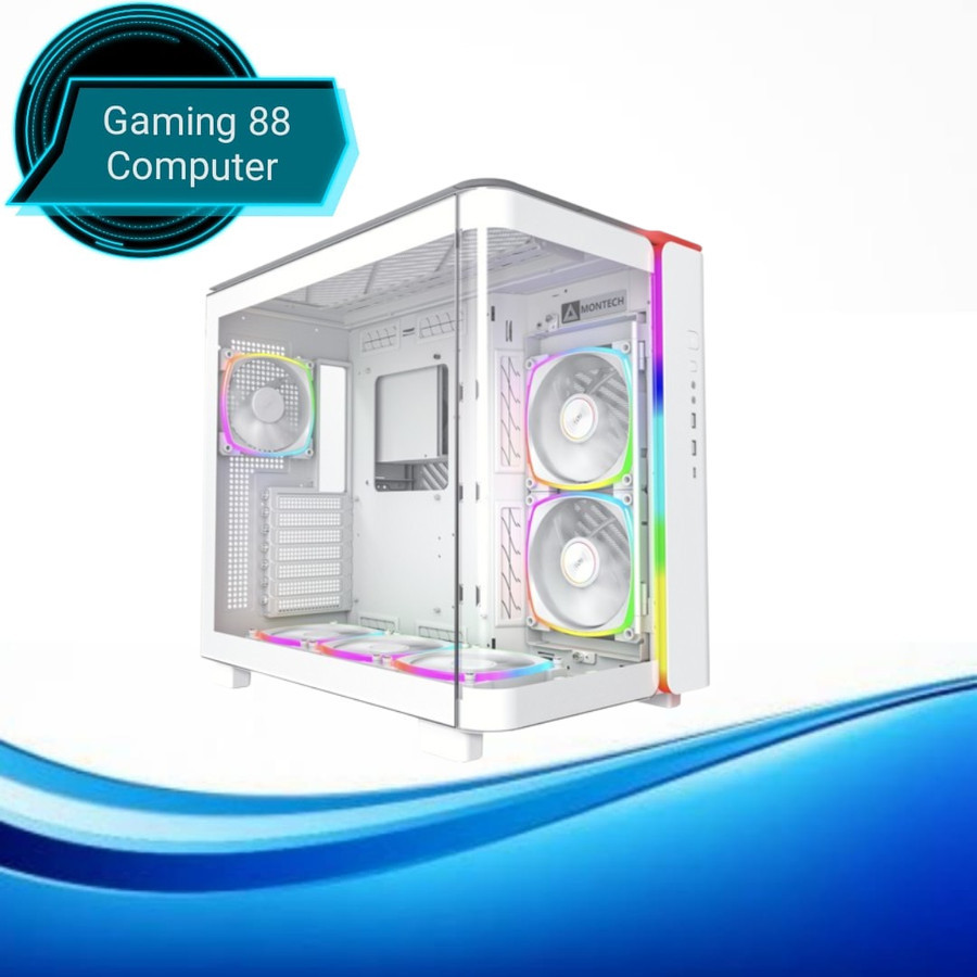 Jual Casing MONTECH KING 95 PRO Mid Tower ATX, mATX - WHITE | Shopee ...