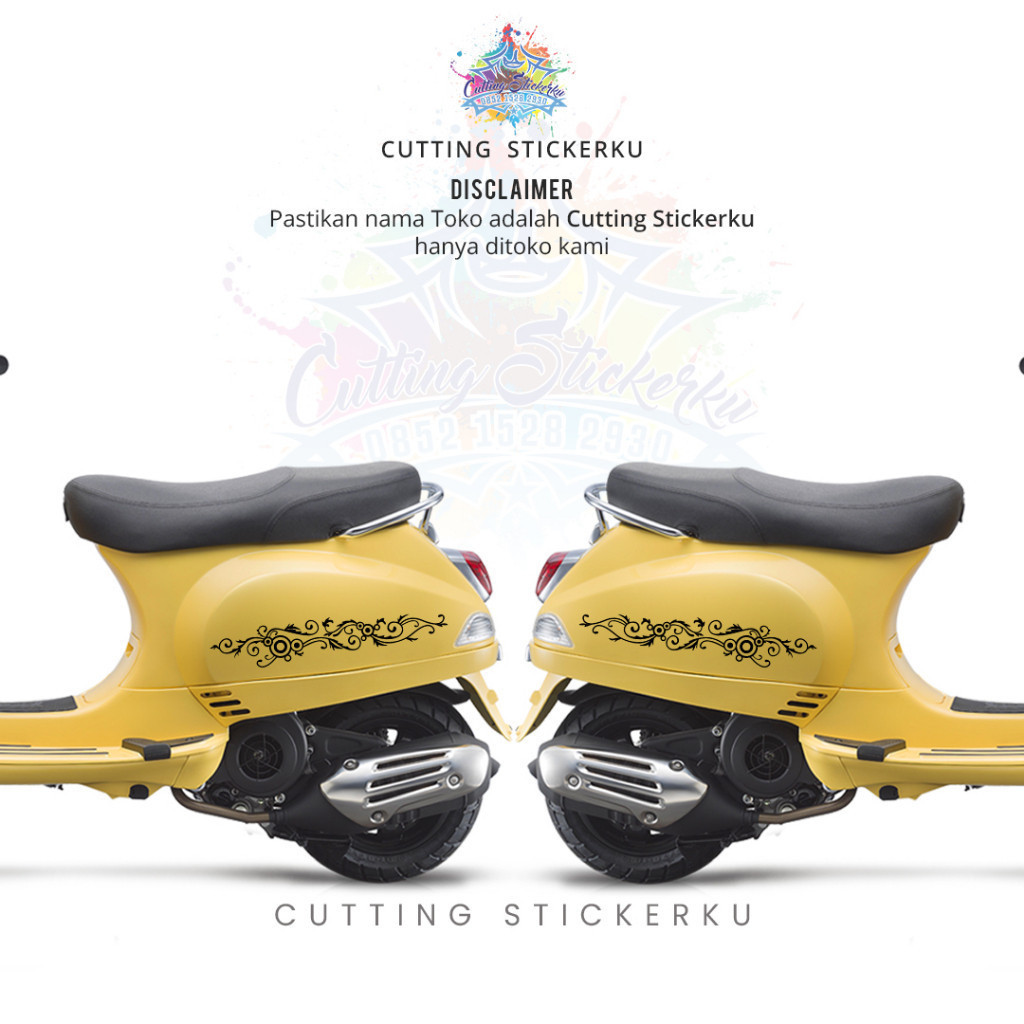 Jual Cutting Stiker Ornament Circle Triball Variasi Motor Mobil ...