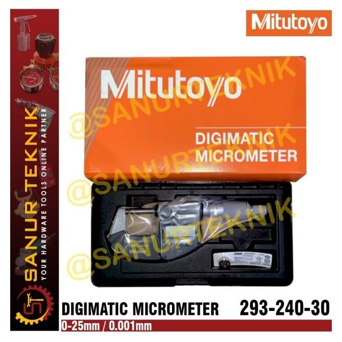 Jual MITUTOYO Digimatic Micrometer/ Digital Micrometer 0-25mm (293-240 ...