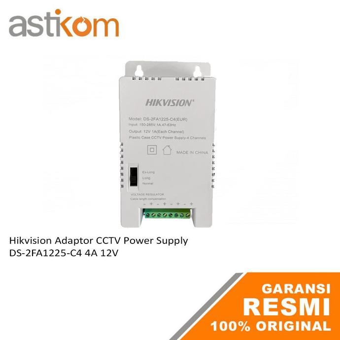 Jual HARGA DISC - HIKVISION DS-2FA1225-C4 Adaptor Power Supply CCTV 4A 12V 48W | Shopee Indonesia