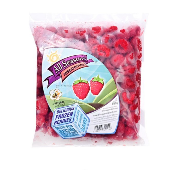 Jual Raspberry Frozen All Seasons 500 gr (Tanpa Pestisida) | Shopee ...
