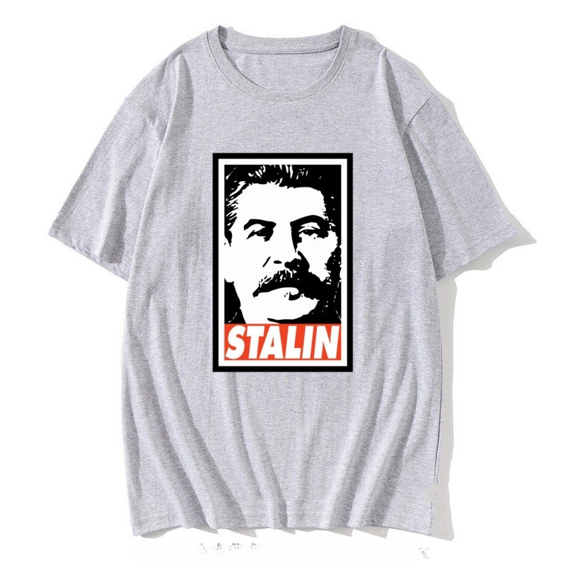 Jual Uni Soviet Stalin Swag Kebugaran Pria Tshirt Terbaru Hipster ...