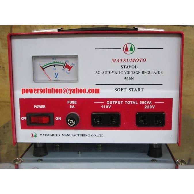 Jual Avr transformer + Stabilizer 500W Step Up Step Down 220v 100v 110 ...