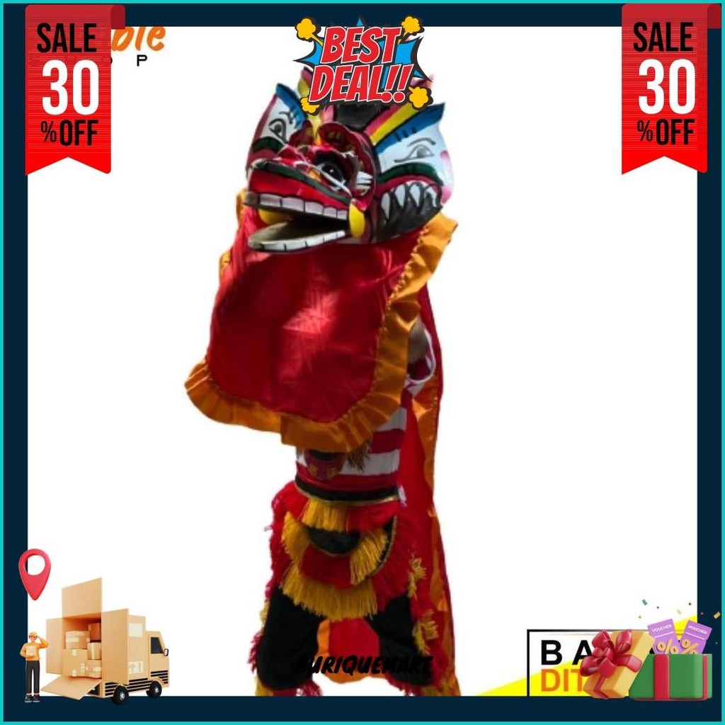 Jual Stelan Baju Reog Full Embong + Barongan Caplokan Spon Mainan Anak ...