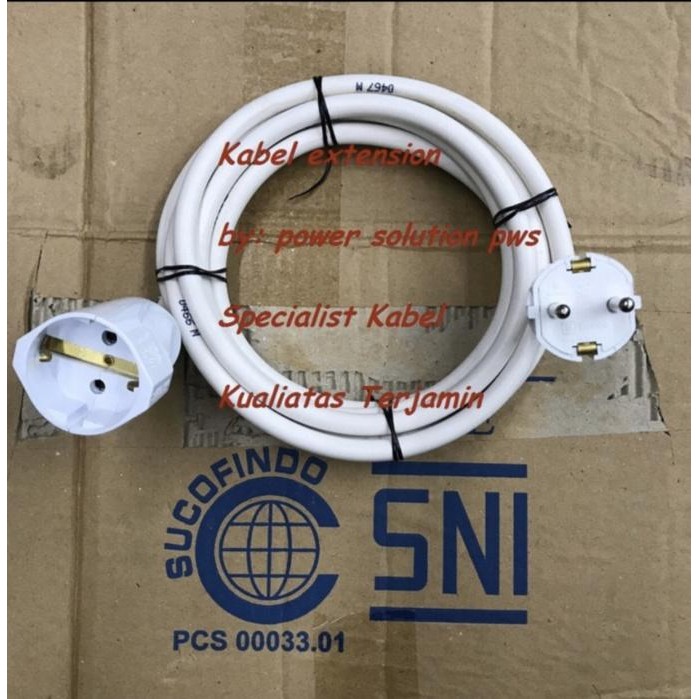 Jual Kabel listrik tambahan ( extension ) 50M kabel rol kawat KE50MK ...