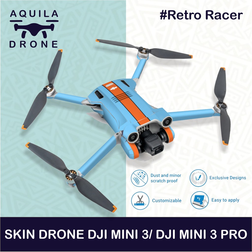 Jual SKIN DECAL DRONE DJI MINI 3/DJI MINI 3 PRO - Retro Racer | Shopee ...