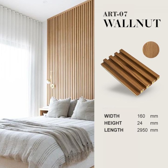 Jual WPC Wood Panel 3 METER Wallpanel Kisi Kisi Dinding Kayu | Shopee Indonesia