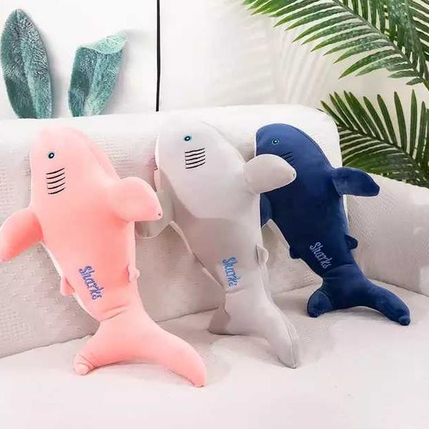 Jual Boneka Ikan Hiu Baby Shark Jumbo Besar Pinkfong Mainan Boneka Hiu ...