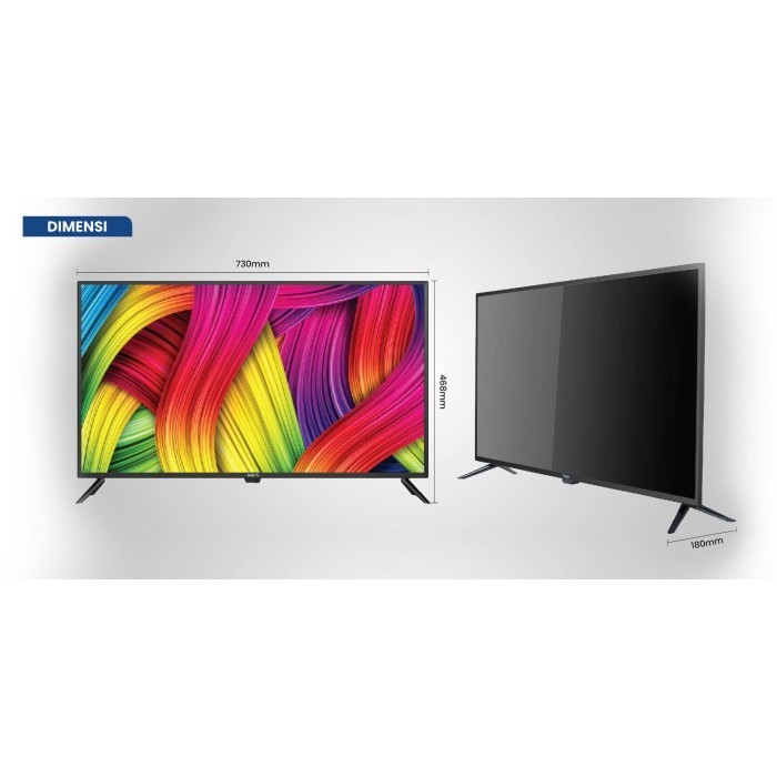 Jual LED TV AQUA 32" 32AQT9600 32 INCH USB MOVIE HDMI DIGITAL DVBT2 ...