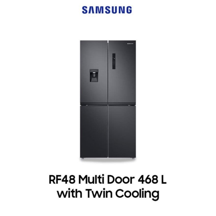 Jual Samsung RF48 RF48A4010B4/SE Kulkas 4 Pintu Dispenser Twin Cooling ...