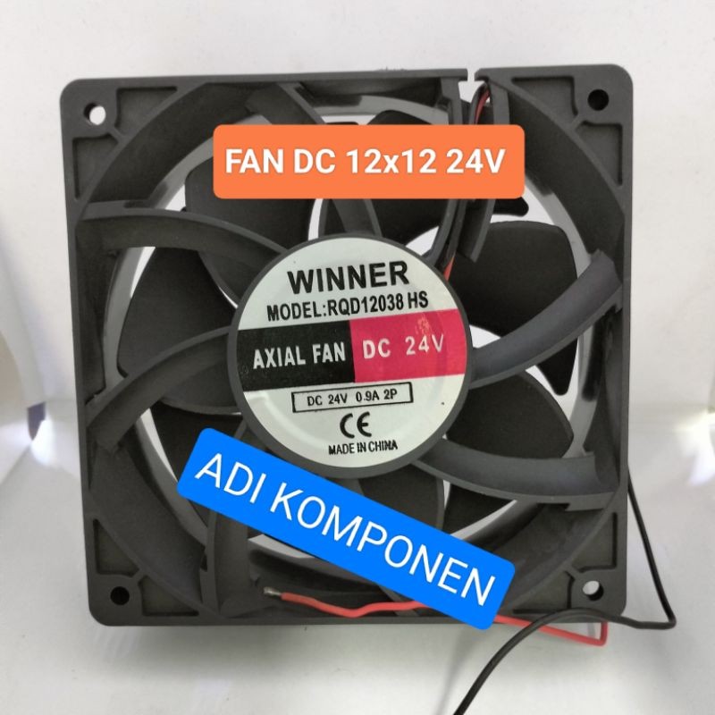 Jual AXIAL FAN DC 24V 12X12 38MM BODY PLASTIK MERK WINNER | Shopee ...