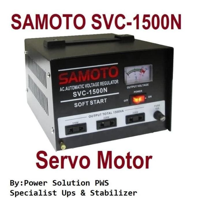 Jual Stabilizer Samoto 1500N 1500 Va 1500Va sistem servo motor Grosir ...