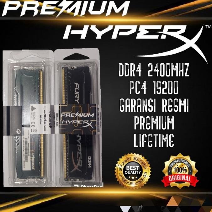 Jual NEW RAM PC DDR4 8GB 16GB 2400MHZ 2666MHZ 3200MHZ HYPERX PRE ...
