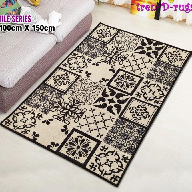 Jual Karpet digital print alas lantai bulu permadani ruang tamu ...