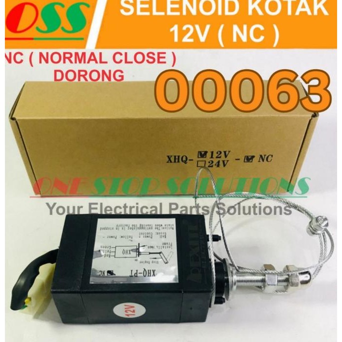 Jual Selenoid Solenoid Kotak Xhq Pt 12V Univ Untuk Genset Alat Berat | Shopee Indonesia