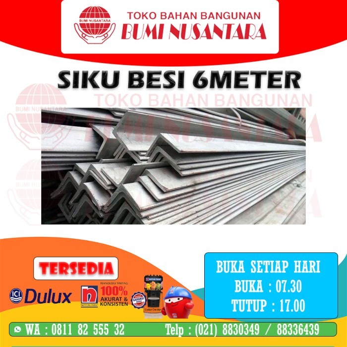 Jual Siku Besi 4X4 5X5 Full Steel Angle Berbagai Ukuran Siku Besi 3X3 ...