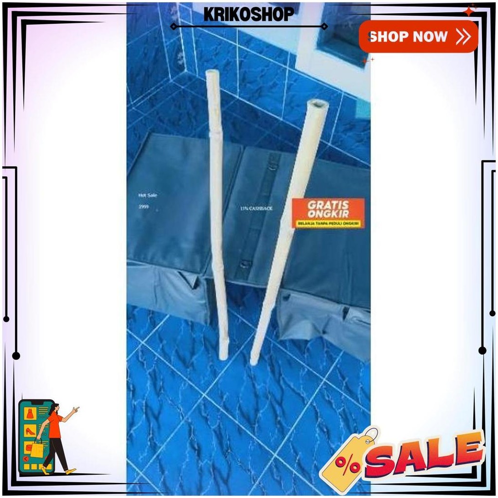 Jual Bambu Penyangga Tas Pos / Tas Obrok / Tas Kurir ( Bahan Bambu Duri ...