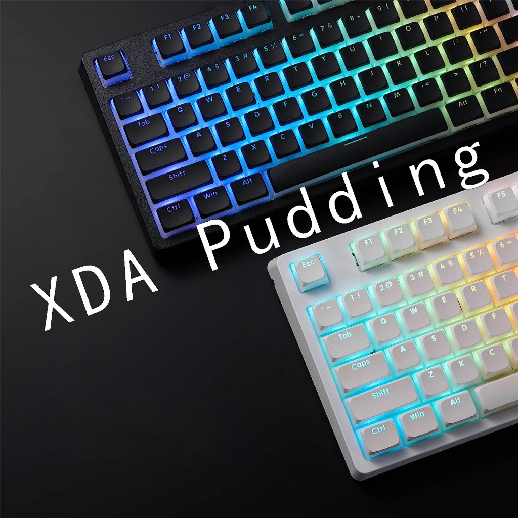 Jual XDA Profil Puding Keycaps Set, PBT Double Shot Translucent untuk ...