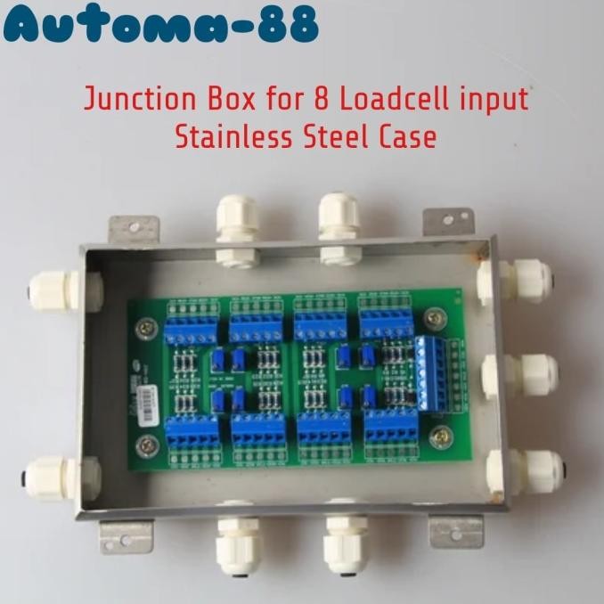 Jual Junction Box Load Cell Bridge Timbangan 4 6 8 Loadcell Stainless ...