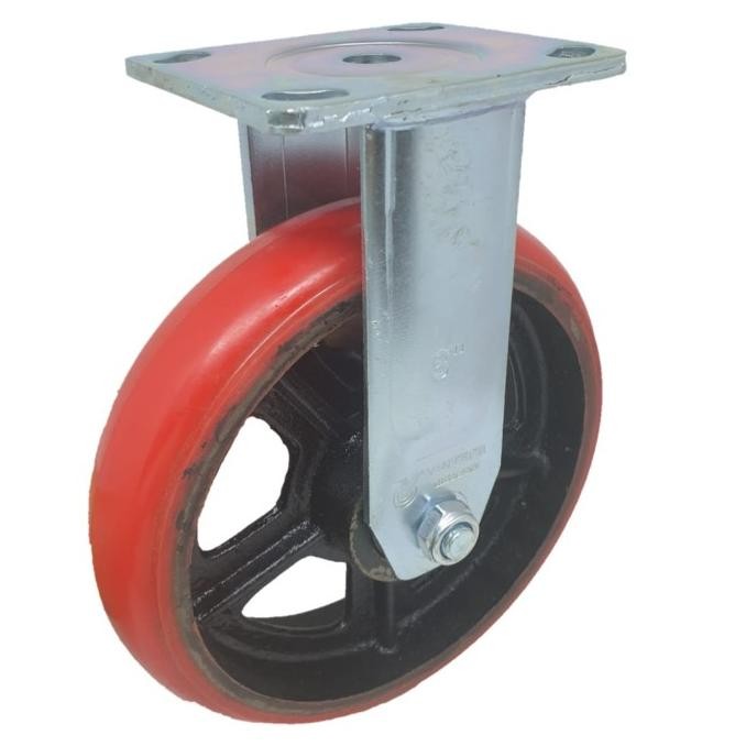 Jual Roda Pu Cast Iron Racing Vintech Germany 8 Inch Mati. !! Ready ...