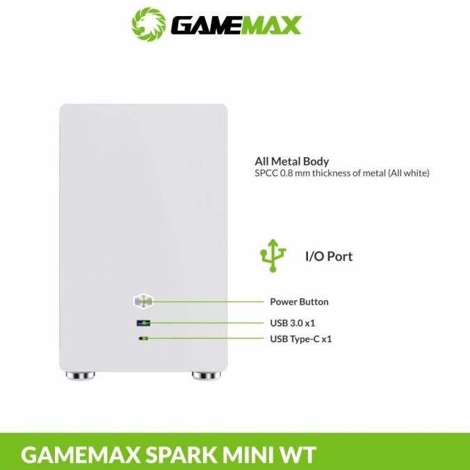 Jual Promo Pekan Gamemax Spark Mini Casing Komputer Mini / Pc Case Mini | Shopee Indonesia